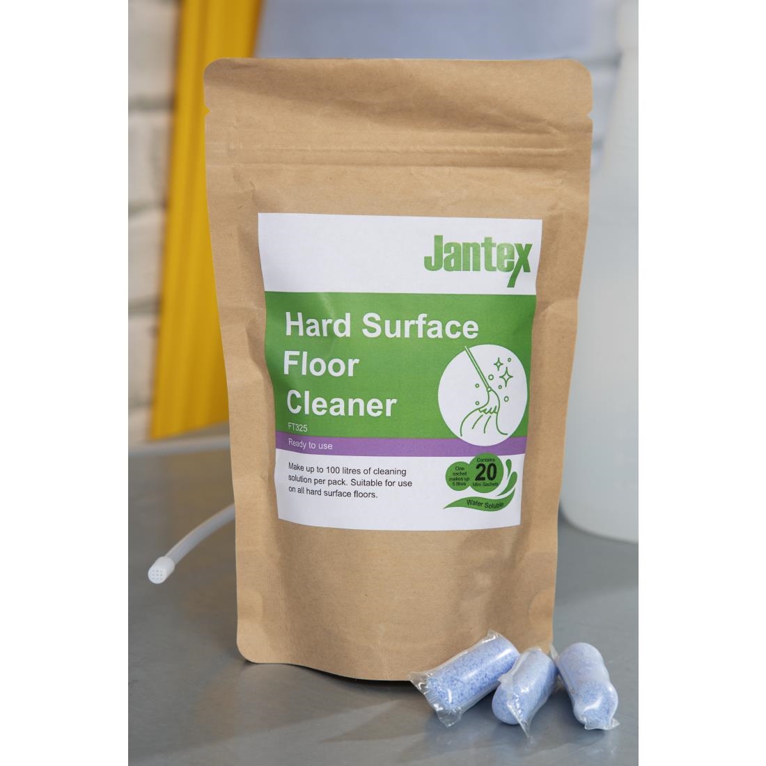 Jantex Green Hard Surface Floor Cleaner Sachets (Pack of 20) - urneeds ...
