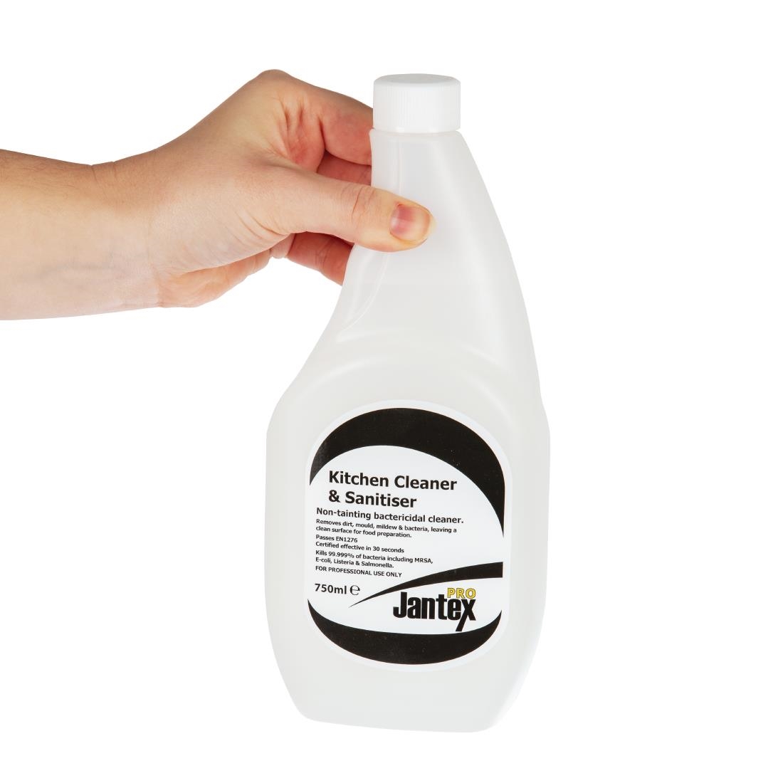Jantex Pro Kitchen Cleaner and Sanitiser Ready To Use 750ml - urneeds.co.uk