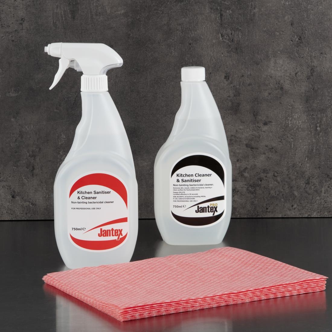 Jantex Pro Kitchen Cleaner and Sanitiser Ready To Use 750ml - urneeds.co.uk