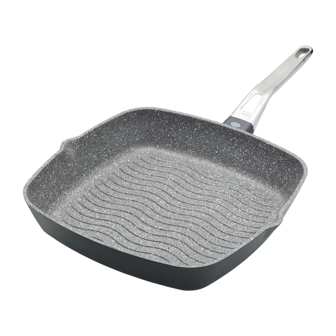 MasterClass Grill Pan 280mm Cast Aluminium - urneeds.co.uk