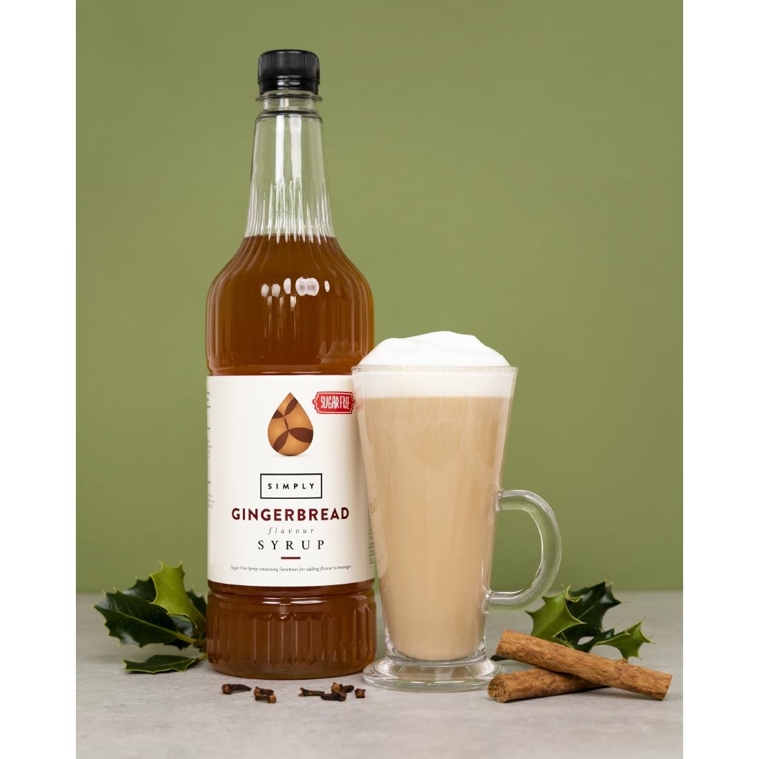 Simply Gingerbread Syrup 1Ltr - urneeds.co.uk